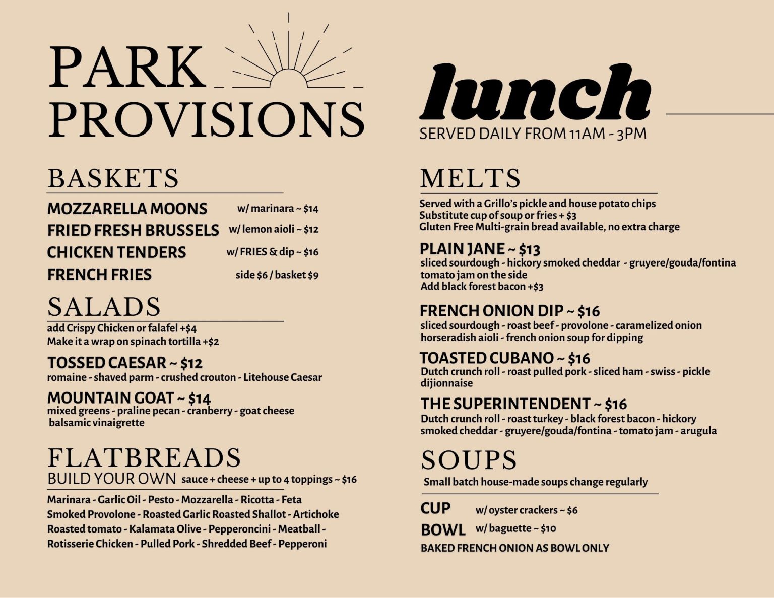 Meals for Now and Later - Park Provisions Glacier | Grab-n-Go Fresh ...